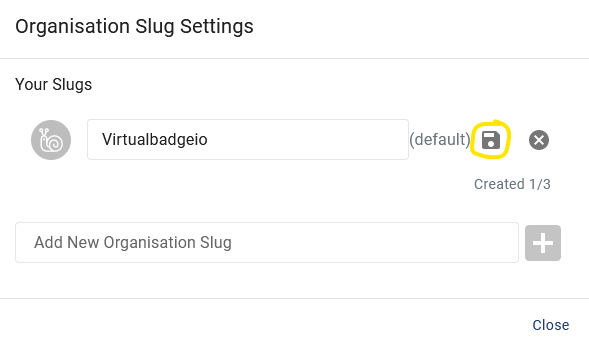 Adding Multiple Organisation Slugs