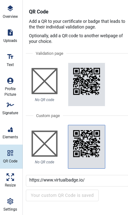 Certificate validation